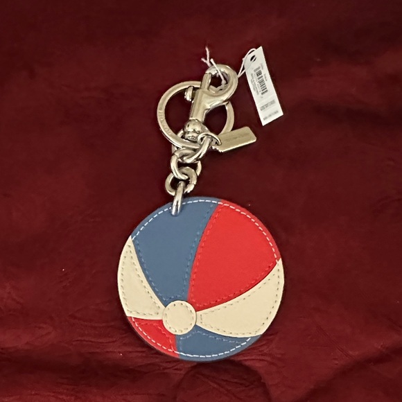 Coach | Accessories | Coach Colorful Beach Ball Keychain | Poshmark